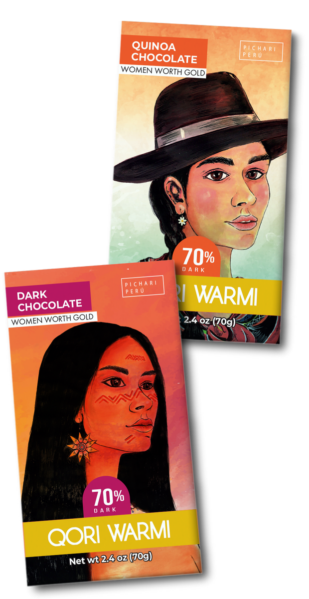 2-Pack QORI WARMI Chocolate Bar Sampler – Lutheran World Relief Farmers ...